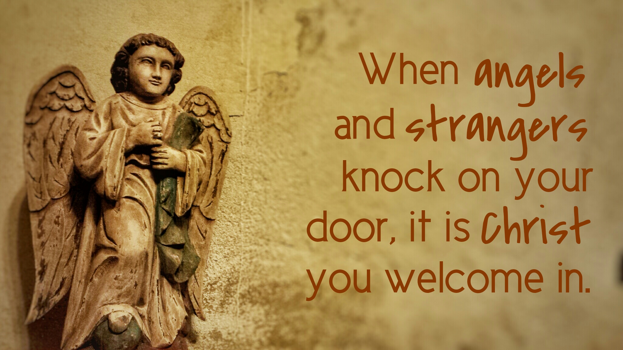 Strangers and Angels | Comfort & Challenge